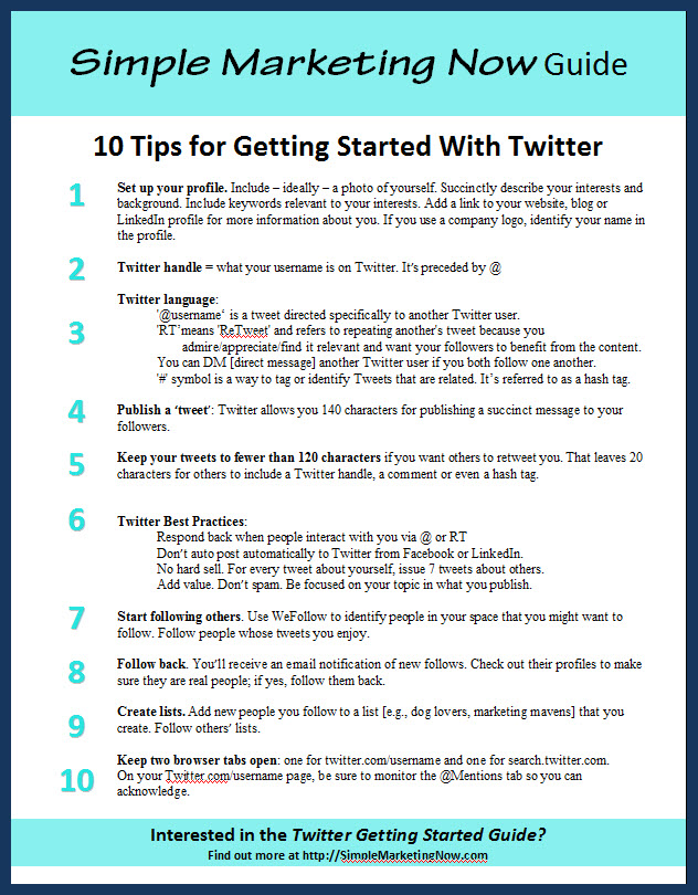 Getting Started With Twitter for Business: 10 Tips & a Guide